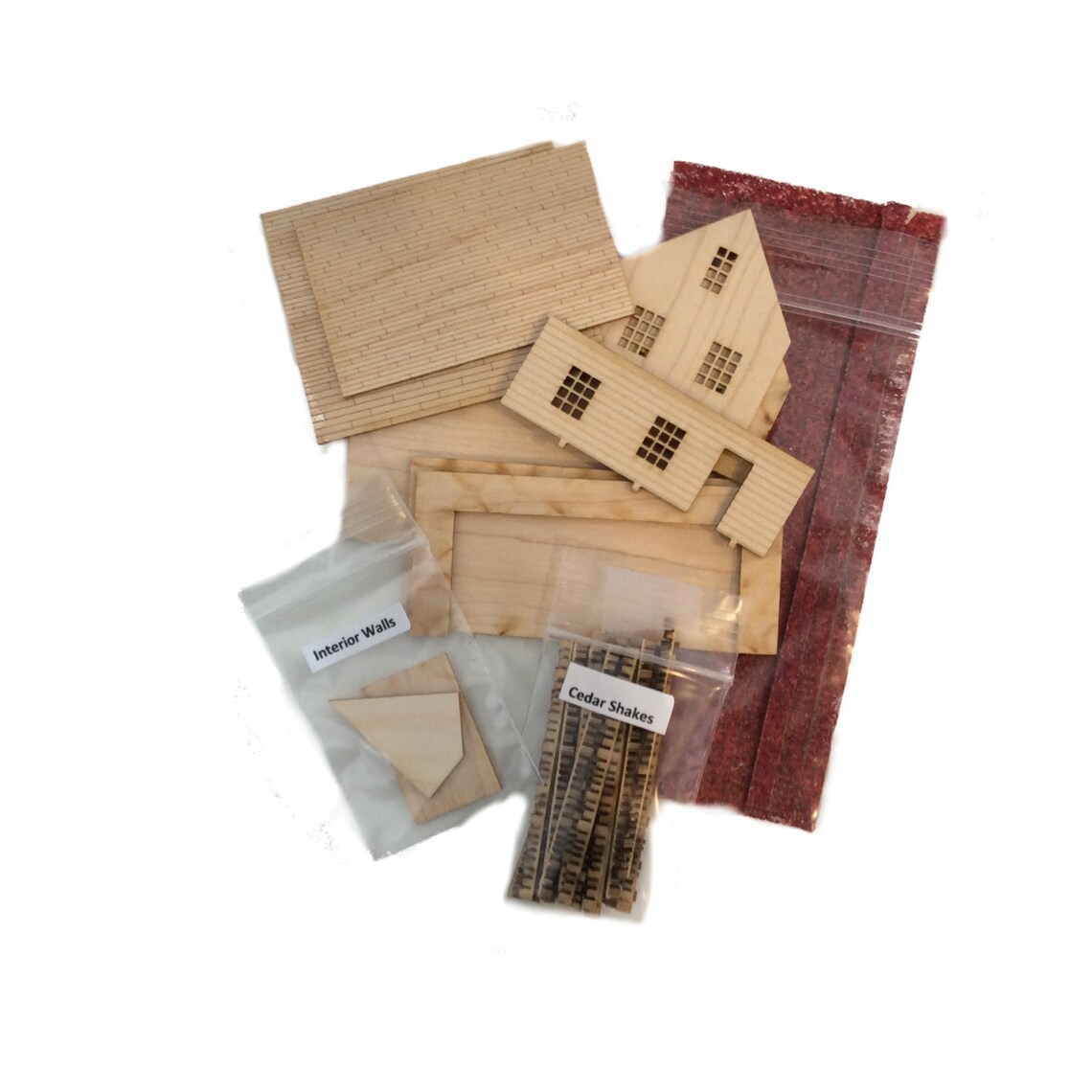 Complete Kit - 1:144th Inch Scale Half Cape Beach Cottage - Etsy