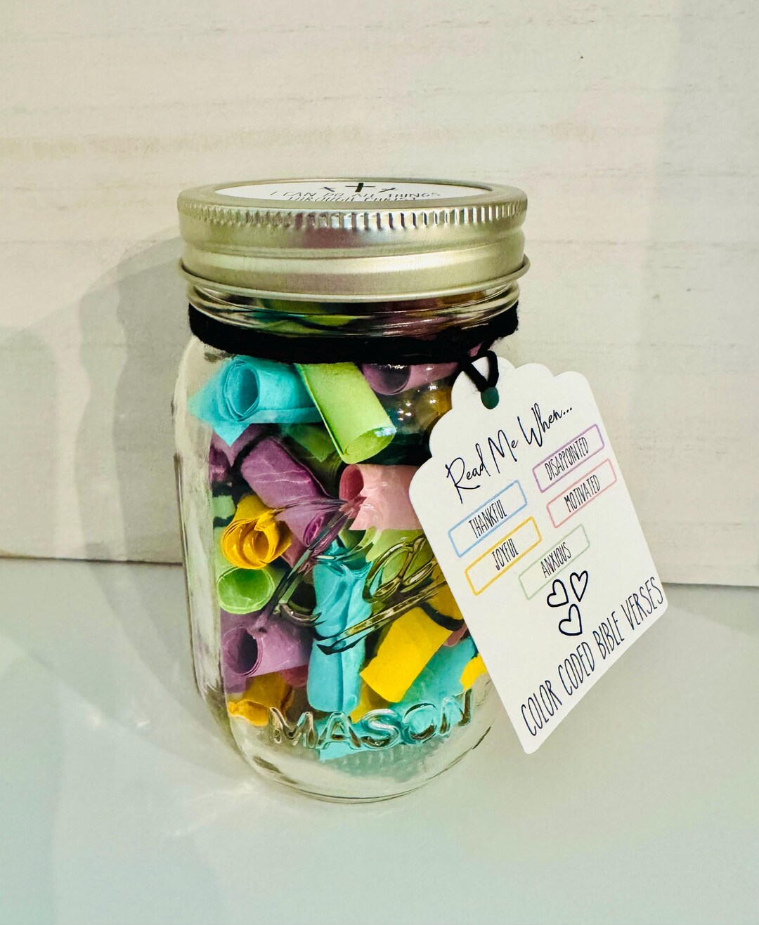 Color-coded Prayer Jar – Bible Verses for Every Emotion | Feelings ...