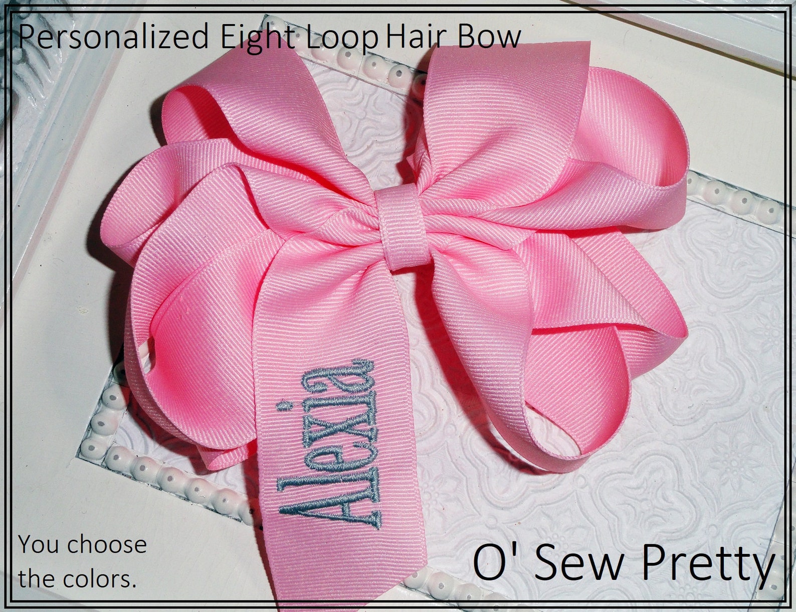 Personalized Hair Bows Multi Loops Hair Bows 6 Hair - Etsy