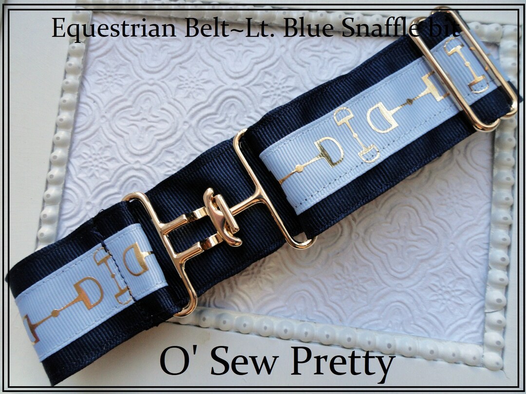 Equestrian Belt, Snaffle Bit Belt, Two Toned Snaffle Bit Belt ...