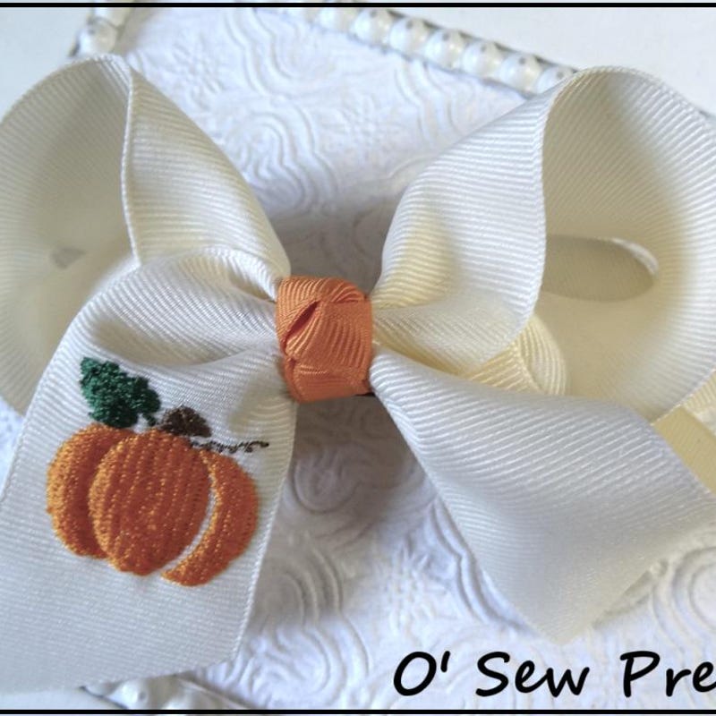 Fall Hair Bow - Etsy