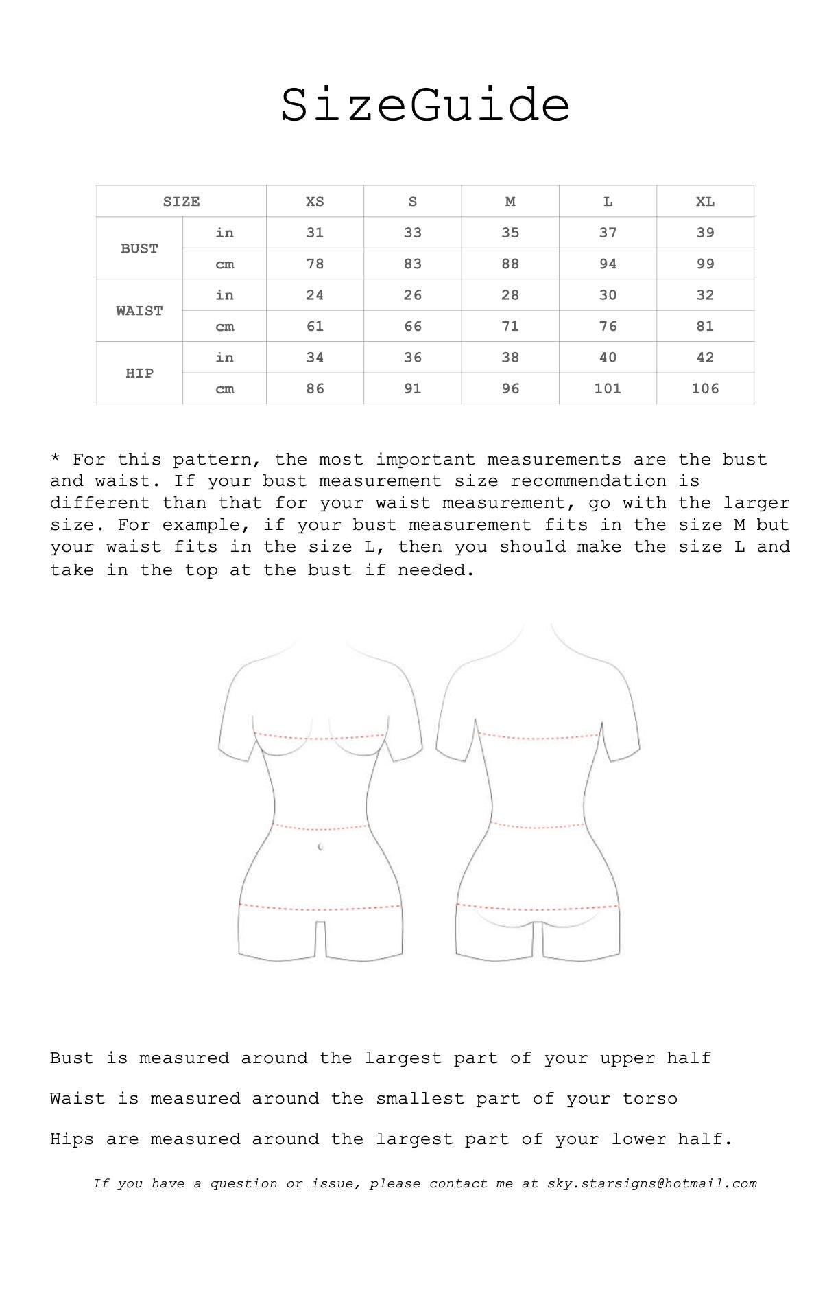 Reversible Open Back Turtleneck Digital Sewing Pattern PDF (A4 + US ...