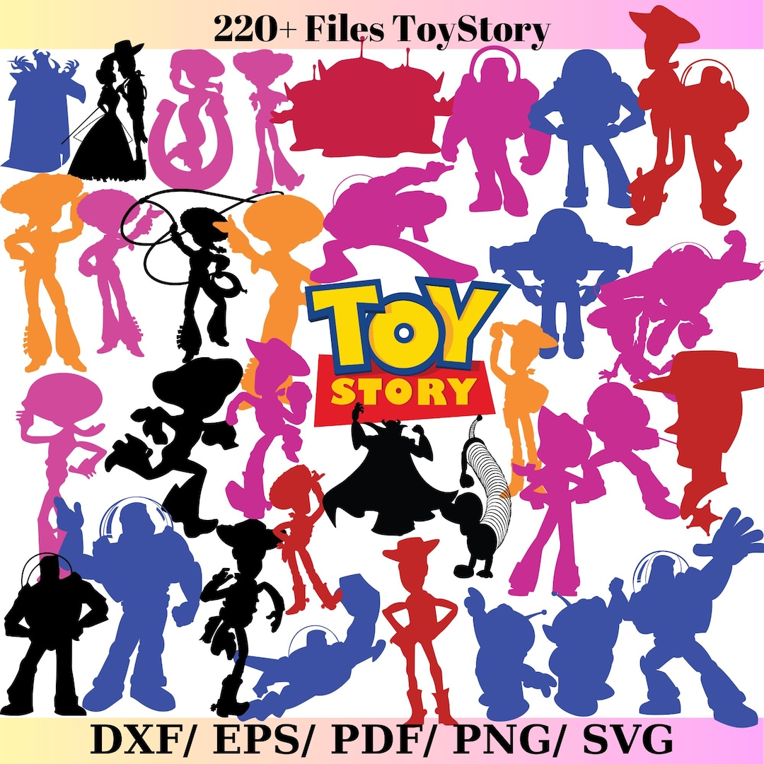 Toy Story SVG Bundle | 220+ Files, DIY Designs (svg, Png, Eps, Dxf) - Etsy