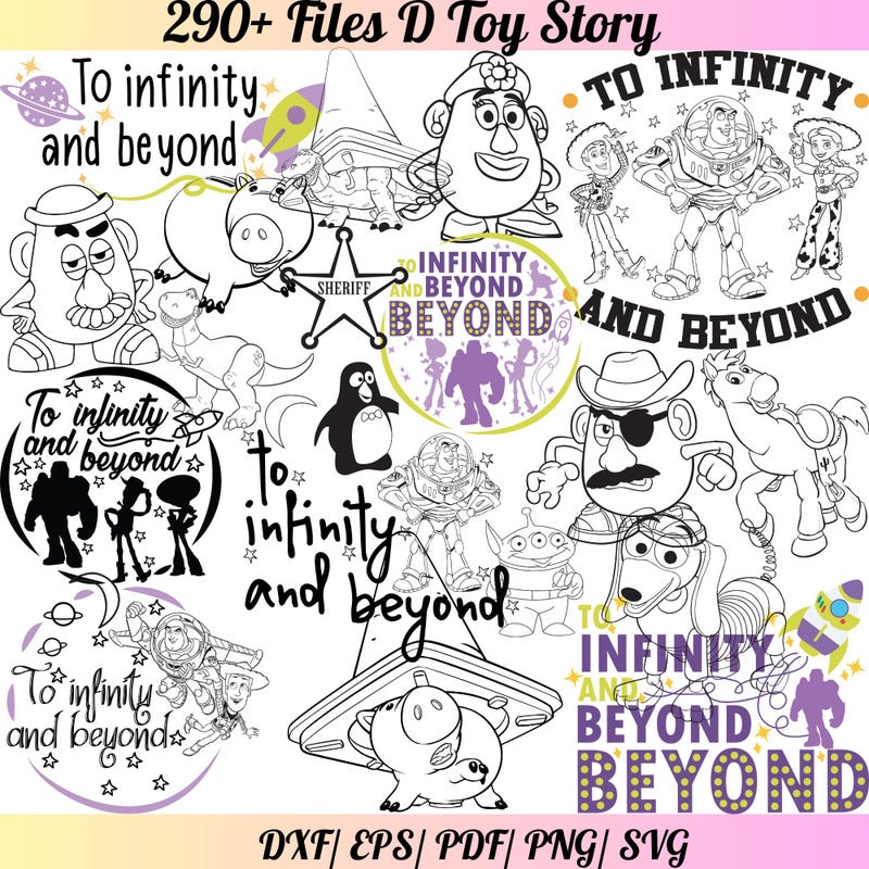 Toy Story Bundle Svg - Etsy