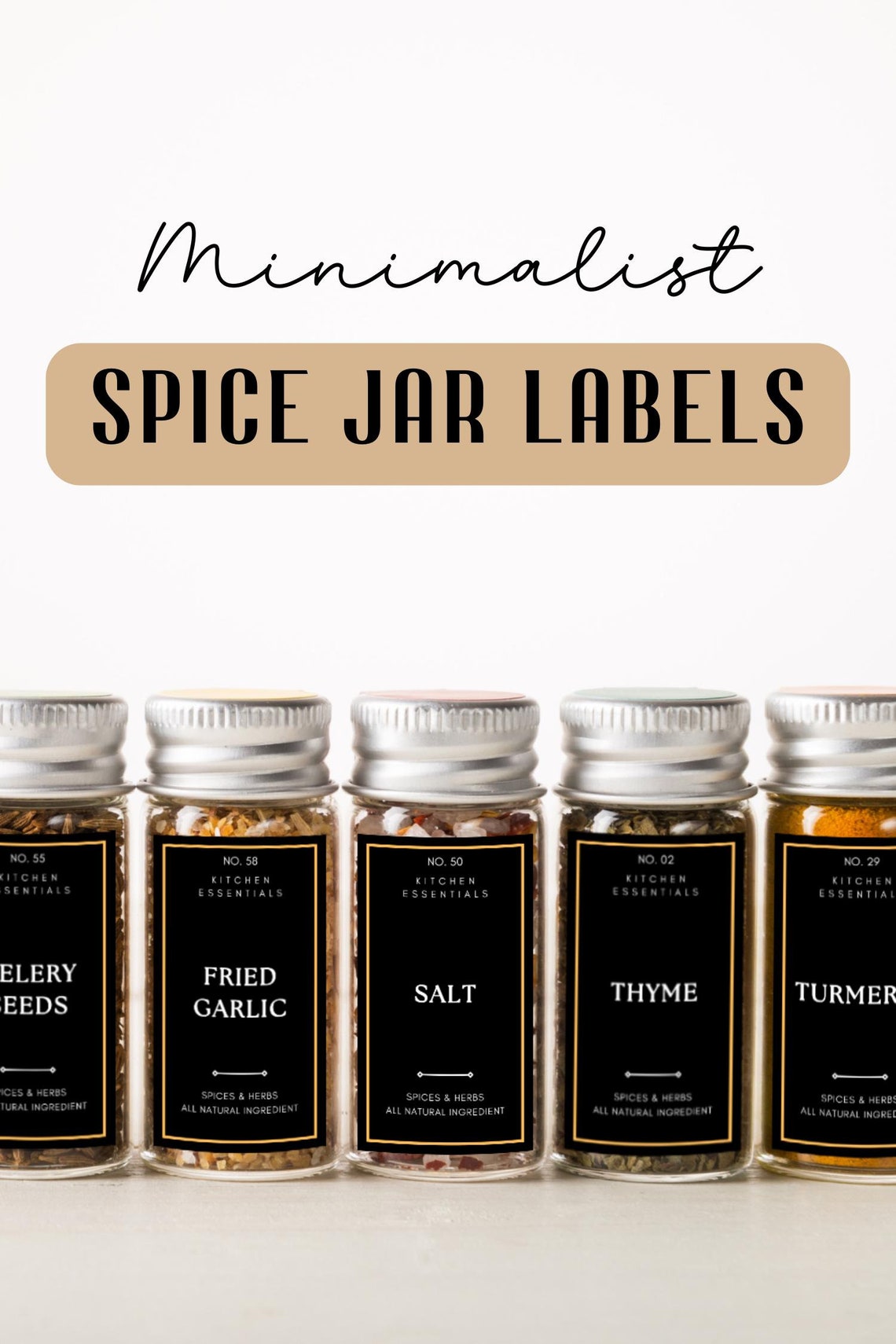 Customizable Pantry Labels Editable and Printable Labels Sticker Labels ...