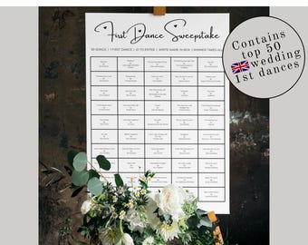 Wedding First Dance Sweepstake - Etsy