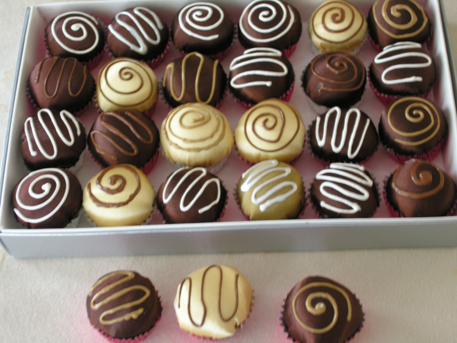 Chocolate Fabric Play Food Dessert Gift Chocolate Bonbons Tea Cakes ...