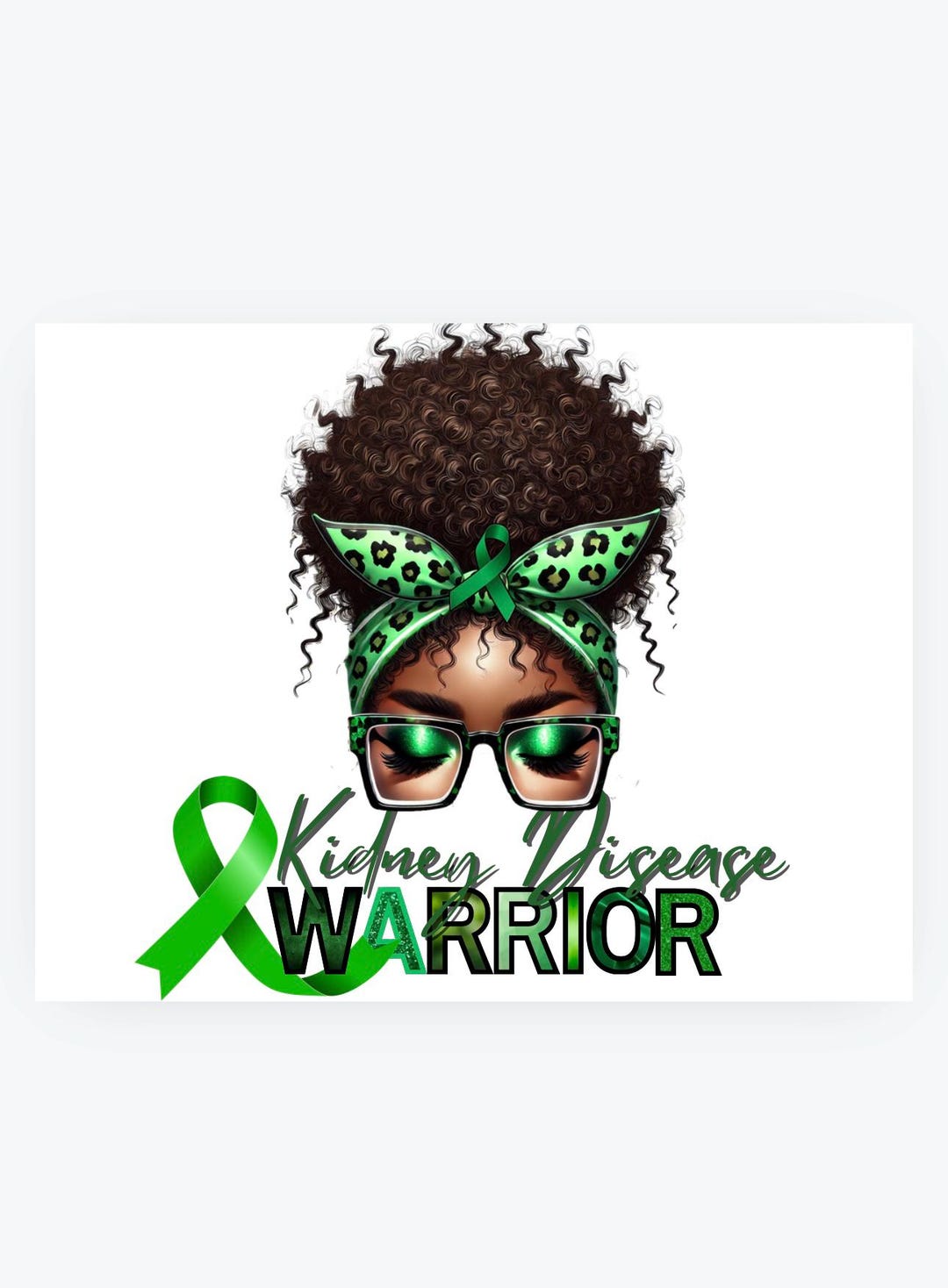 Kidney Disease Warrior Editable Template - Etsy