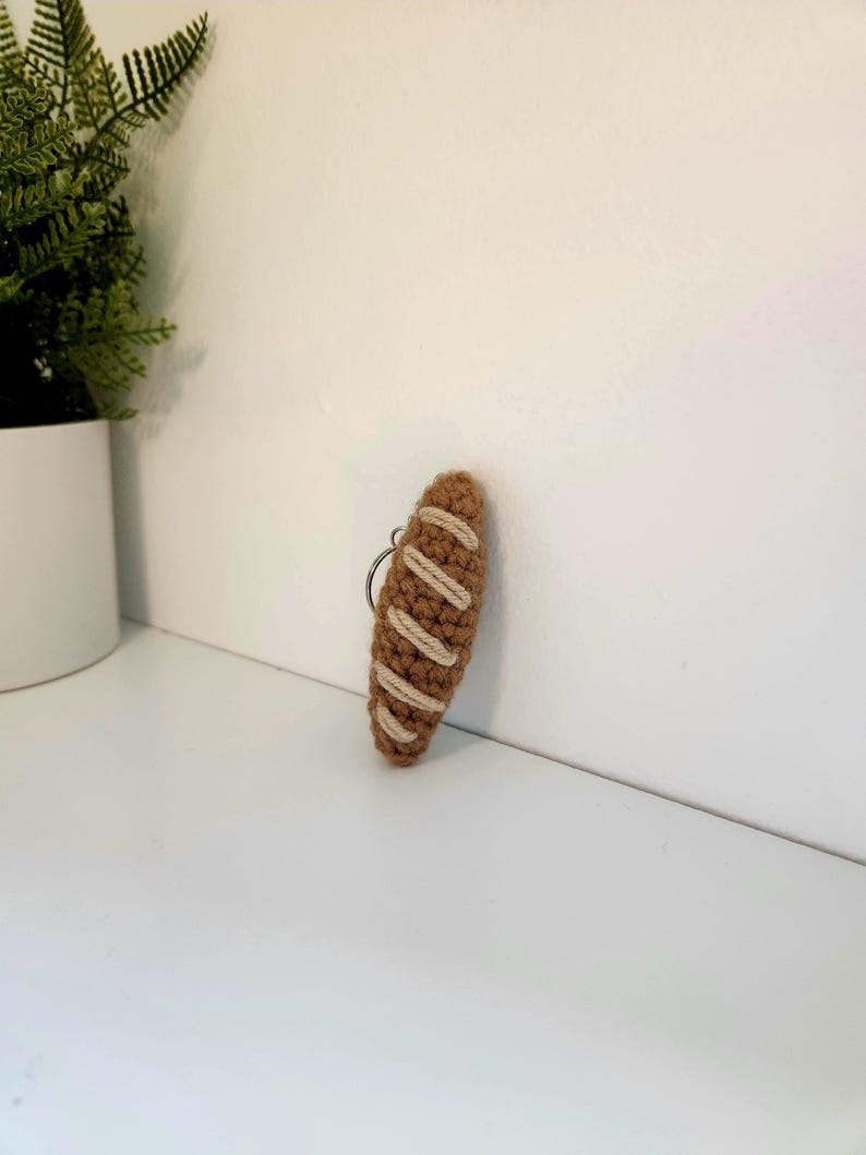 Crochet Bread Baguette Keychain! - Etsy