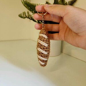 Crochet Bread Baguette Keychain! - Etsy