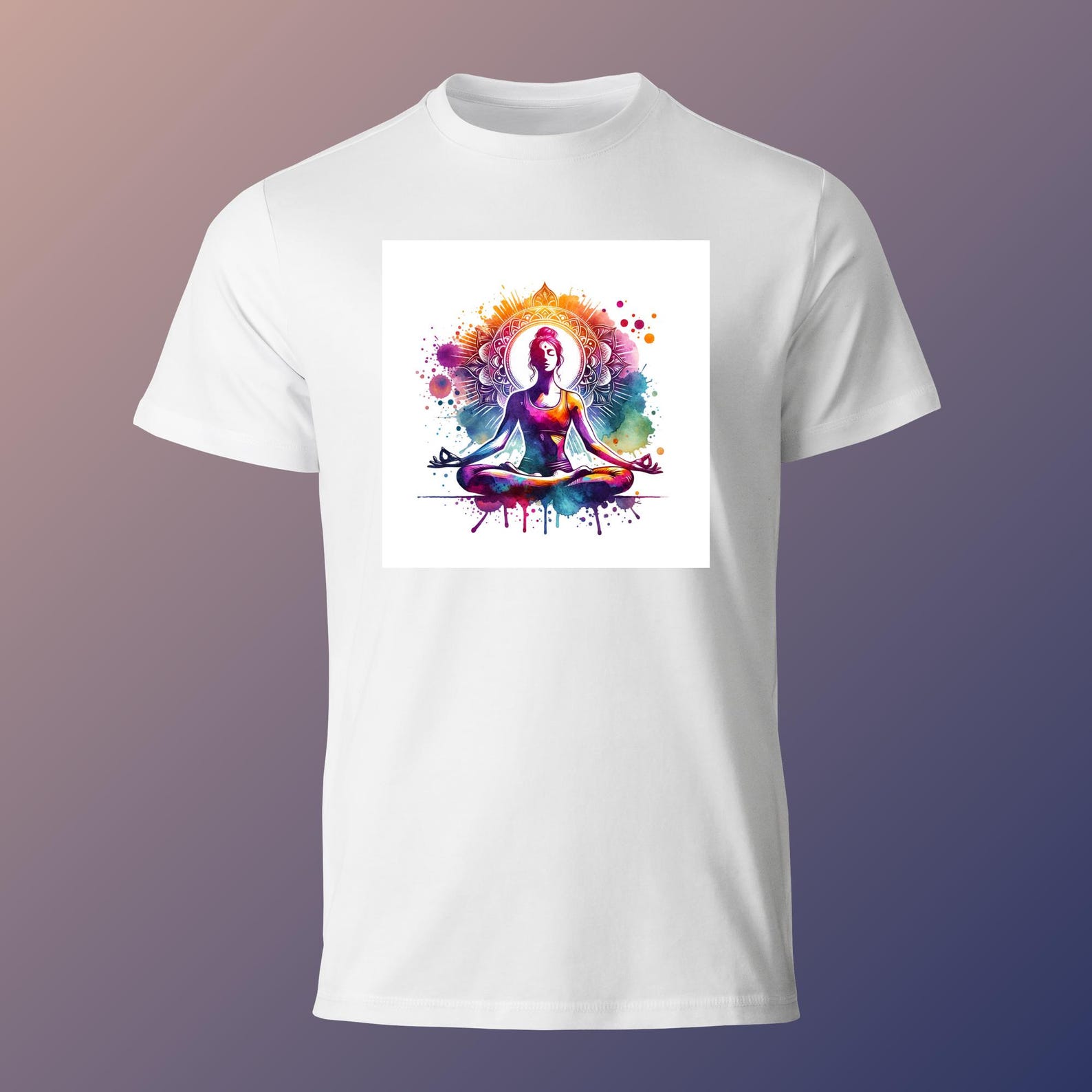 Yoga Watercolor Clipart Bundle - 7 PNG Meditation Relaxing Studio ...