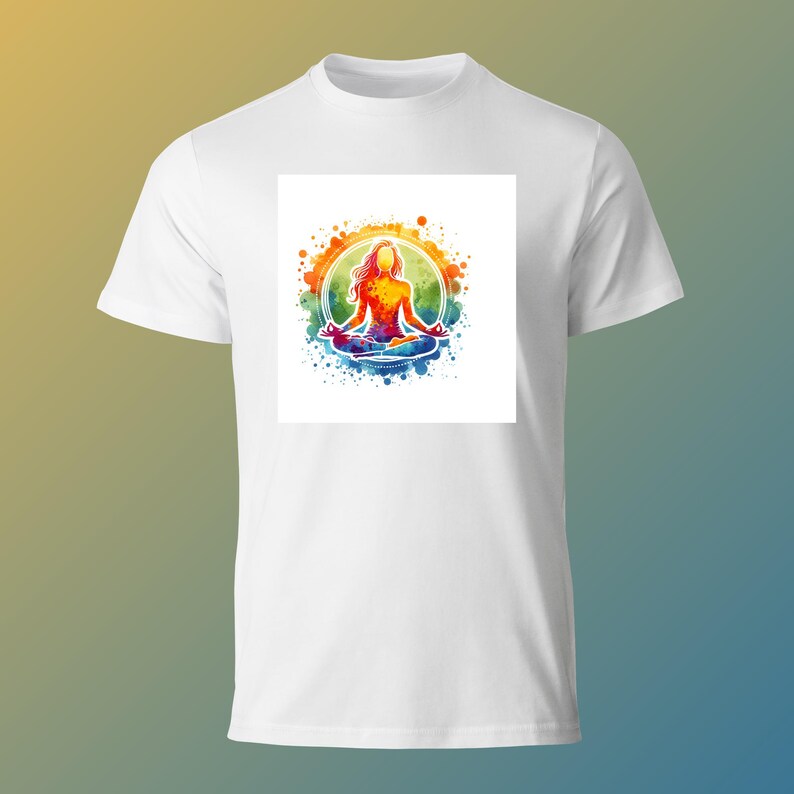 Yoga Watercolor Clipart Bundle - 7 PNG Meditation Relaxing Studio ...