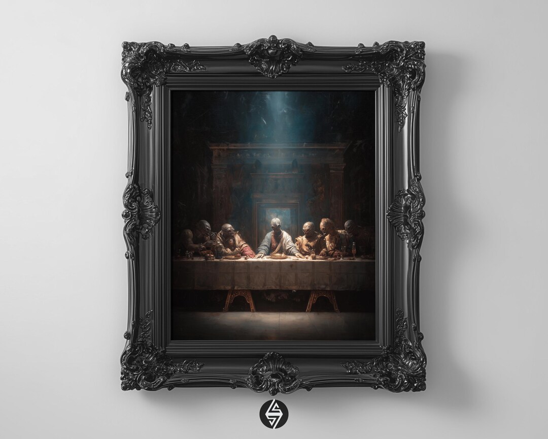 The Last Supper Wall Art: but With Aliens (digital Download) 180 - Etsy