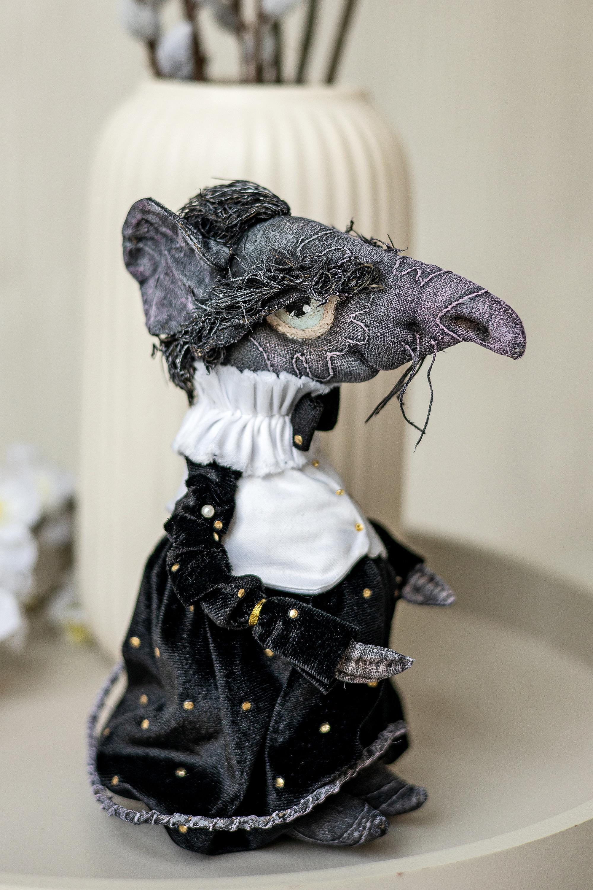 Rat Unique Cotton Doll Mr. Rat the Long-nosed Gentleman Collectible ...