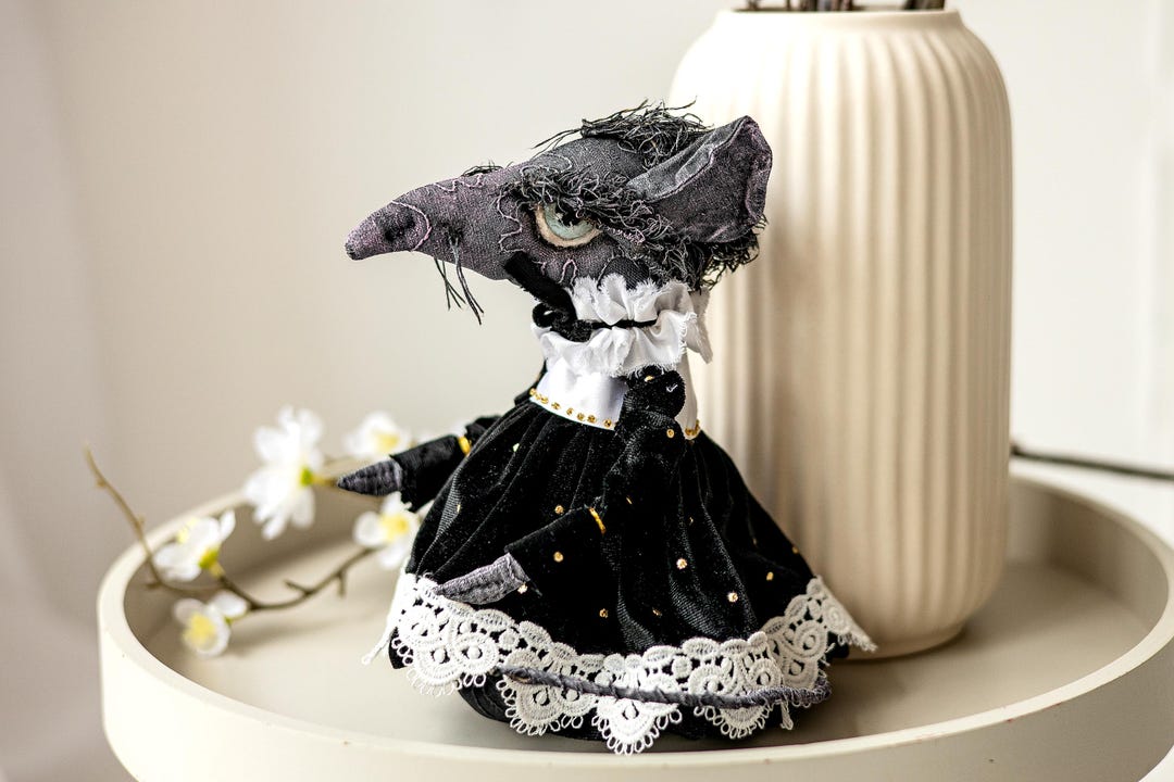 Rat Unique Cotton Doll Mrs Rat Doll Girl Rat Collectible Doll Rats in ...