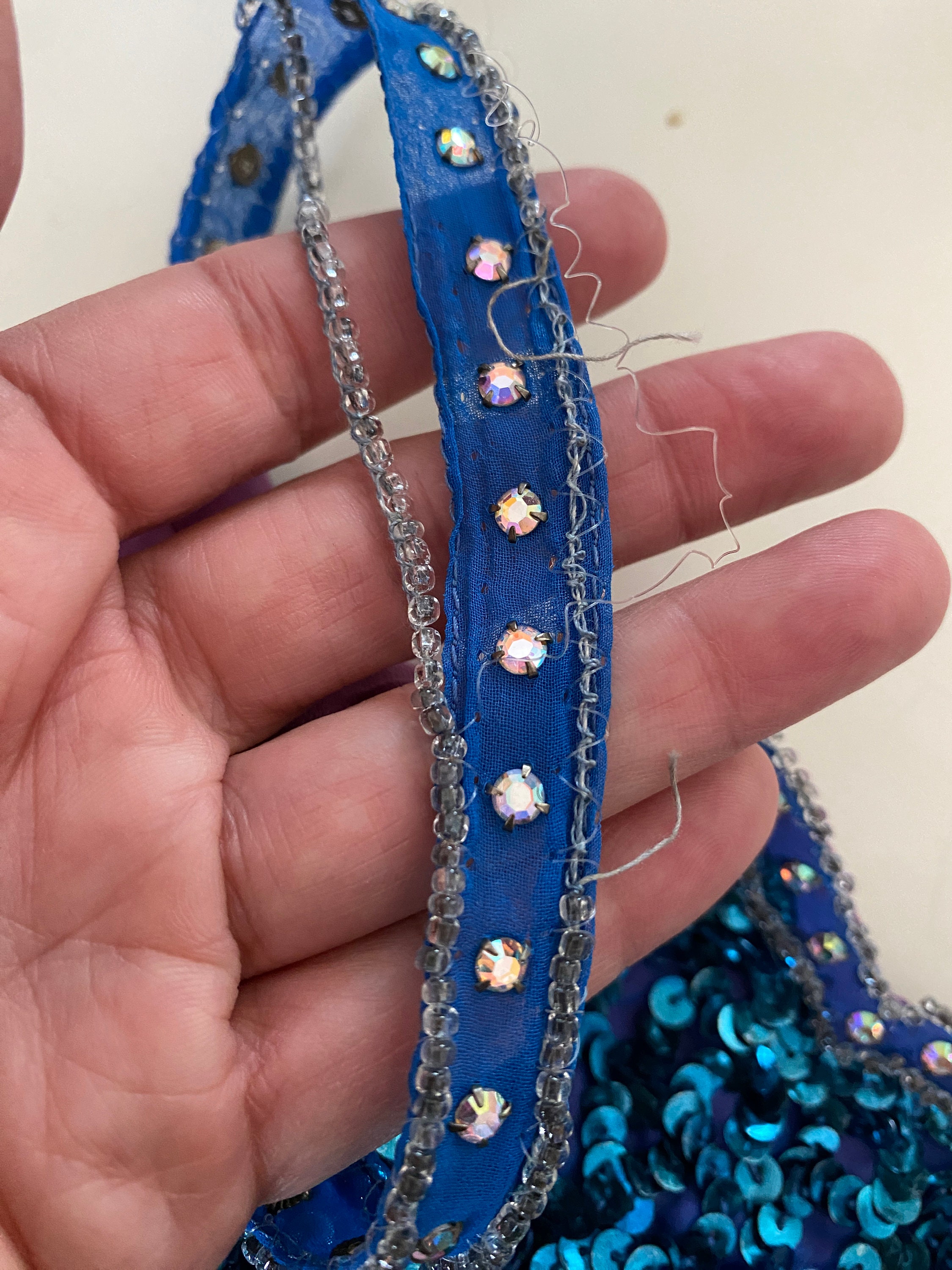 50’s 60’s Vintage Glam Sequin Designer Formal Dress Mike Benet Prom ...