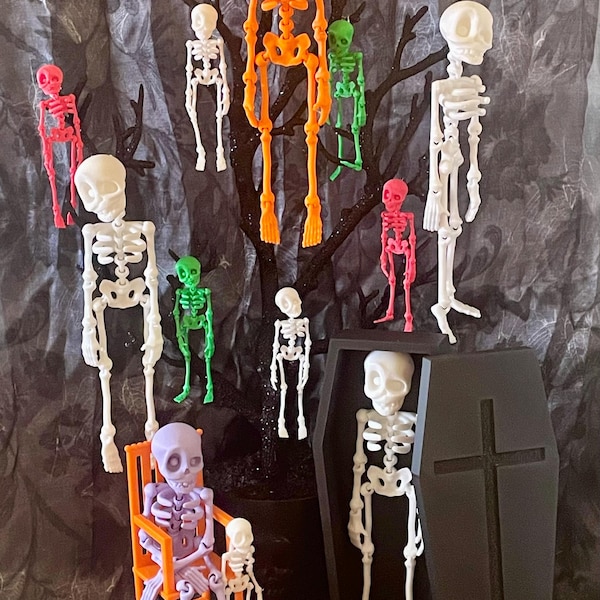 Skull 3d Print Fidget - Etsy Australia