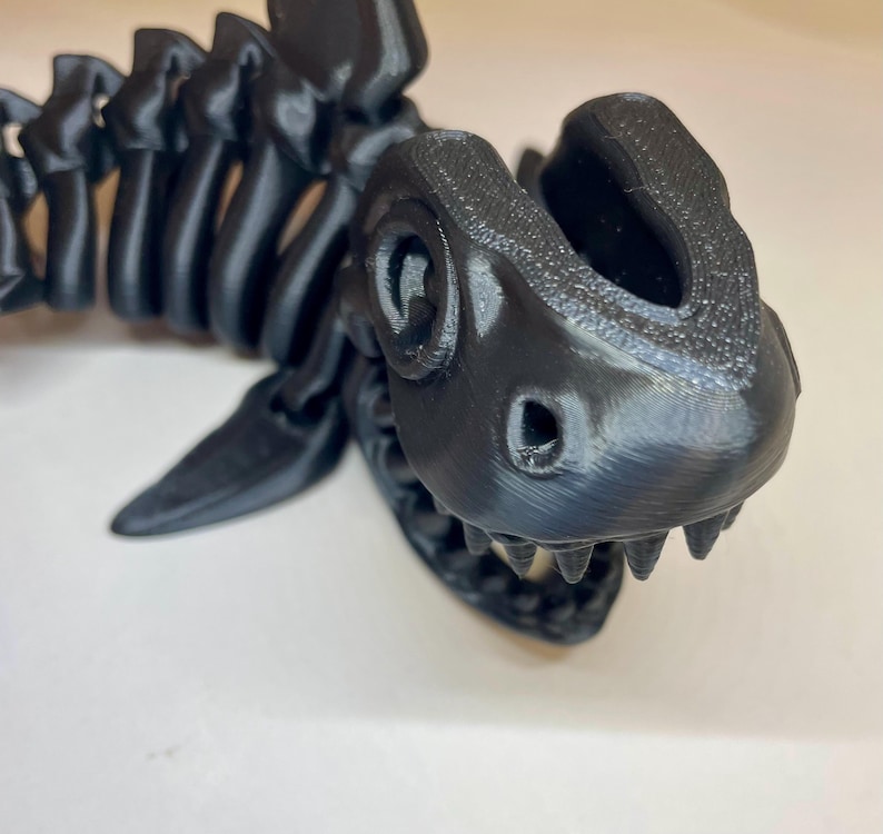 Spunky Skeleton Shark 3D Printed Decoration, Party Favor or Gift Made ...