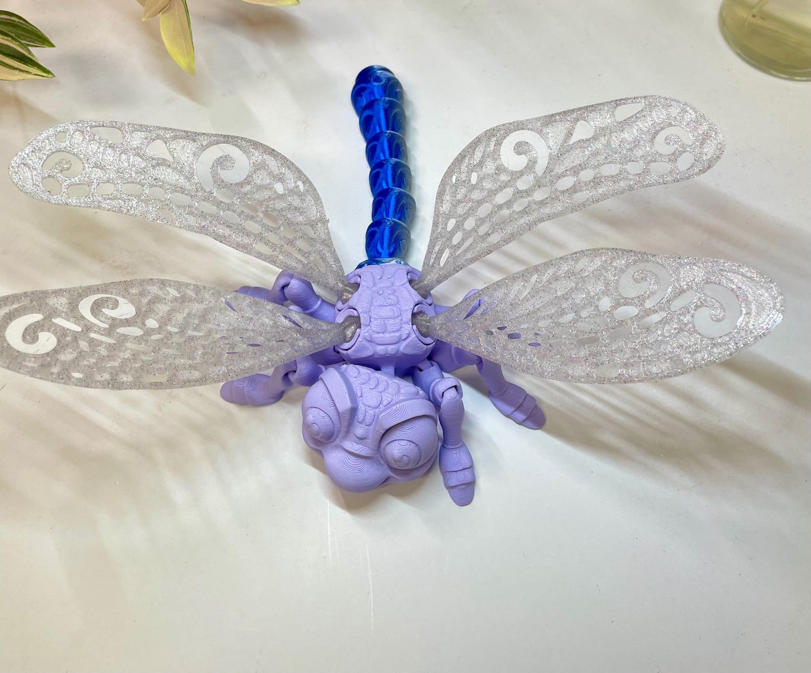 Happy Dragonfly Articulated 3D Print Fidget Toy Made in the USA - Etsy
