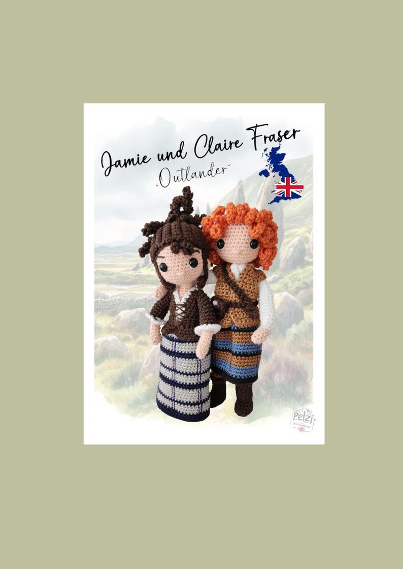 Crochet Pattern / Amigurumi for Claire & Jamie Fraser From Outlander ...