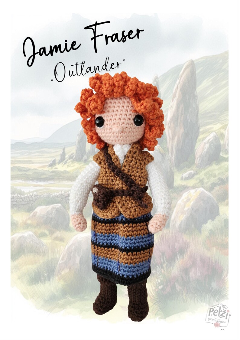 Crochet Pattern / Amigurumi for Claire & Jamie Fraser From Outlander ...