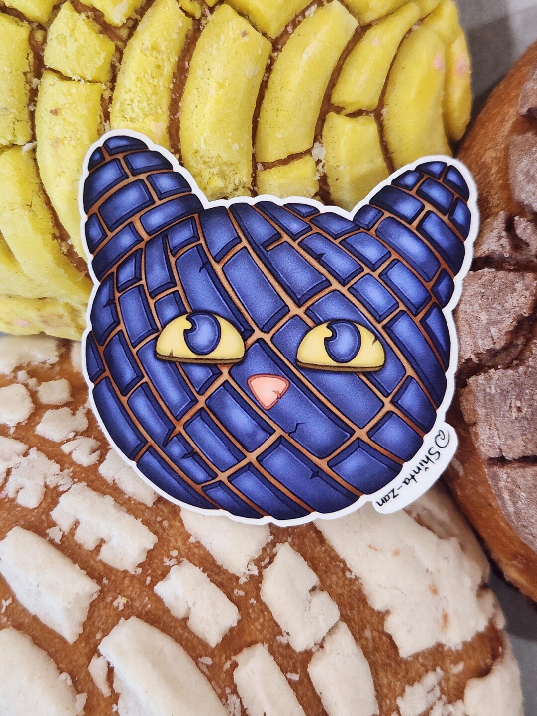 Kitty Concha Gimmi Holographic Sticker Pan Dulce/ Mexican Bread ...