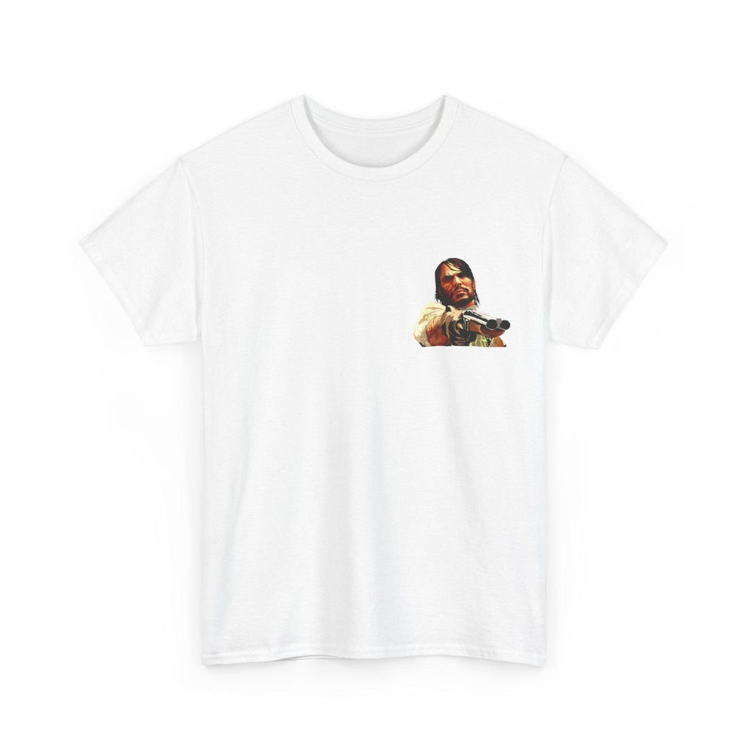Red Dead Redemption 2 Heavy Cotton Unisex T-shirt, John Marston Custom ...