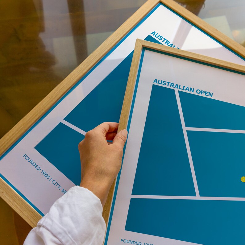 Australian Open Poster - Minimalist Poster Grand Slam Australian Open ...