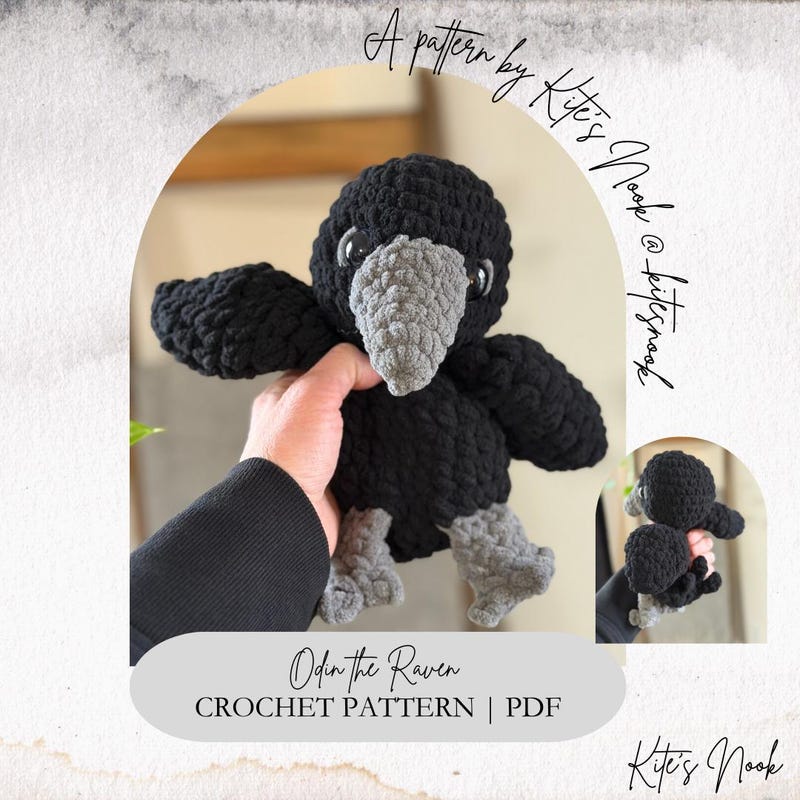 Raven Crochet - Etsy