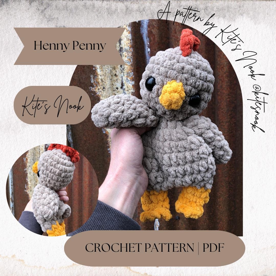 Henny Penny Chicken| Chicken Snuggler| Crochet Pattern| PDF| Digital ...