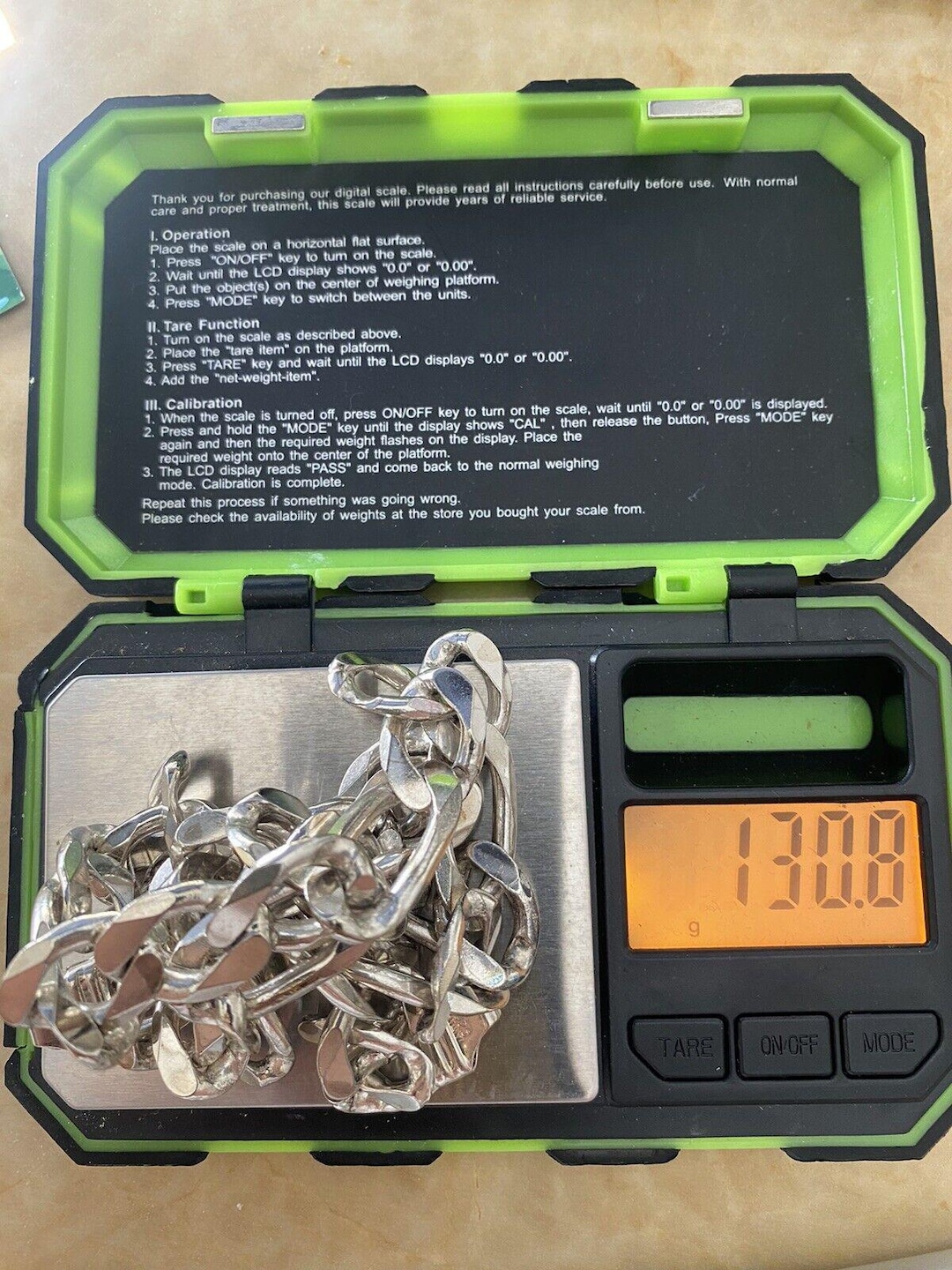 Heavy 925 Sterling Silver Figueroa Link Chain Men’s Necklace 130+ Grams ...