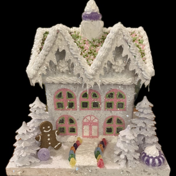 Cardboard Gingerbread House - Etsy