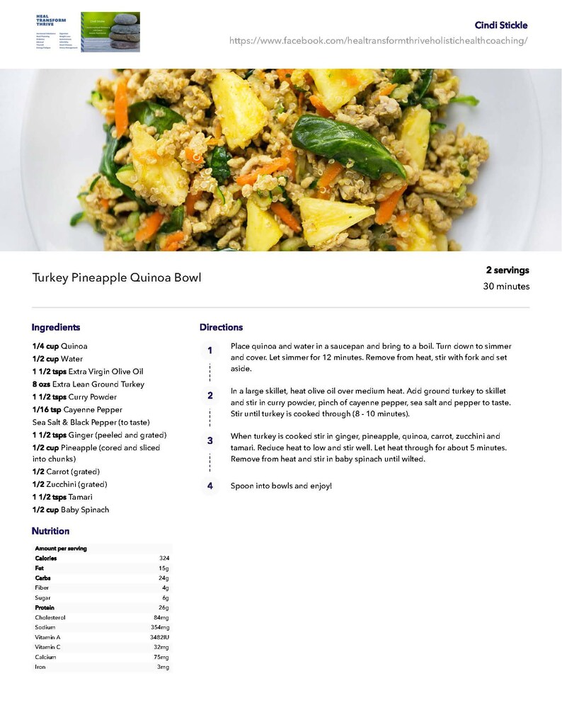 High Energy 7-day Meal Plan (meals With More Calories, 12 Recipes, Meal ...