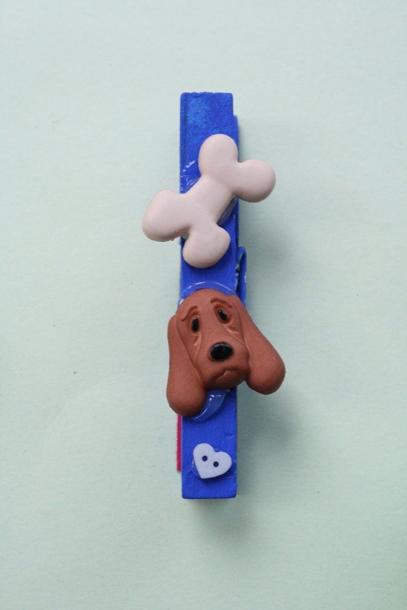 Dog Clothespin Magnets Beagle Blood Hound Husky Yorkie - Etsy