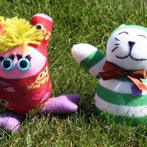 Sock Creature, Sock Monster, Sock Creature Gift - Etsy