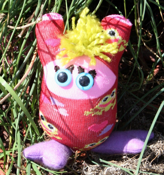 Sock Creature Sock Monster Sock Creature Gift | Etsy