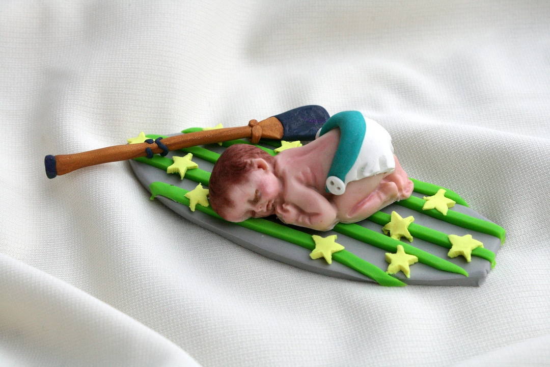 Paddle Board Baby Cake Topper, Paddle Board Baby Ornament, Paddle Board ...