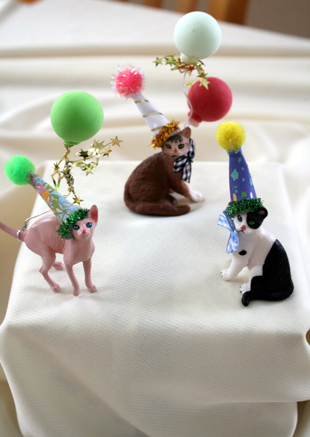 Cat Cake Topper Party Animal Cake Decoration Cat Birthday Cake Décor ...