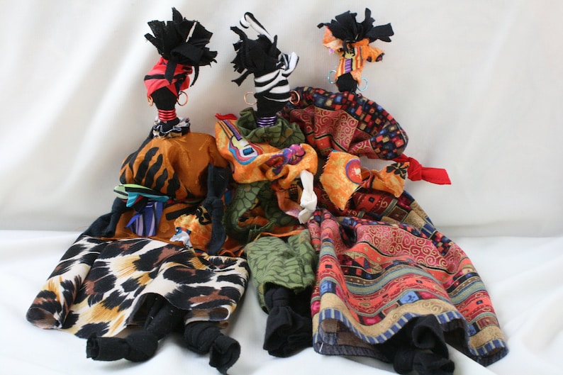 African Rag Dolls African Abayomi Dolls Small African Dolls | Etsy