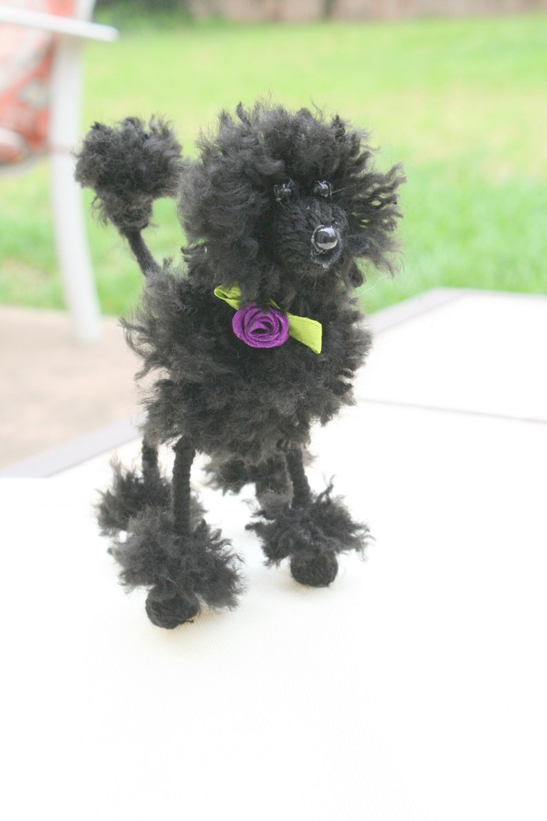 Poodle Pom Pom Yarn Poodle Fluffy Poodle Decor - Etsy