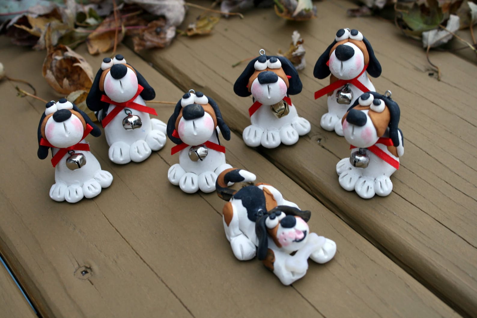 Beagle Ornament Polymer Claybeagle Dog Ornament Christmas - Etsy