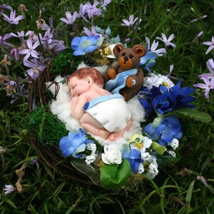 Baby Shower Topper, Baby in Nest Topper, Baby Birthday Topper - Etsy