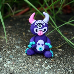 Mini Clay Monsters, Polymer Clay Monsters, Pocket Monsters, Monster ...