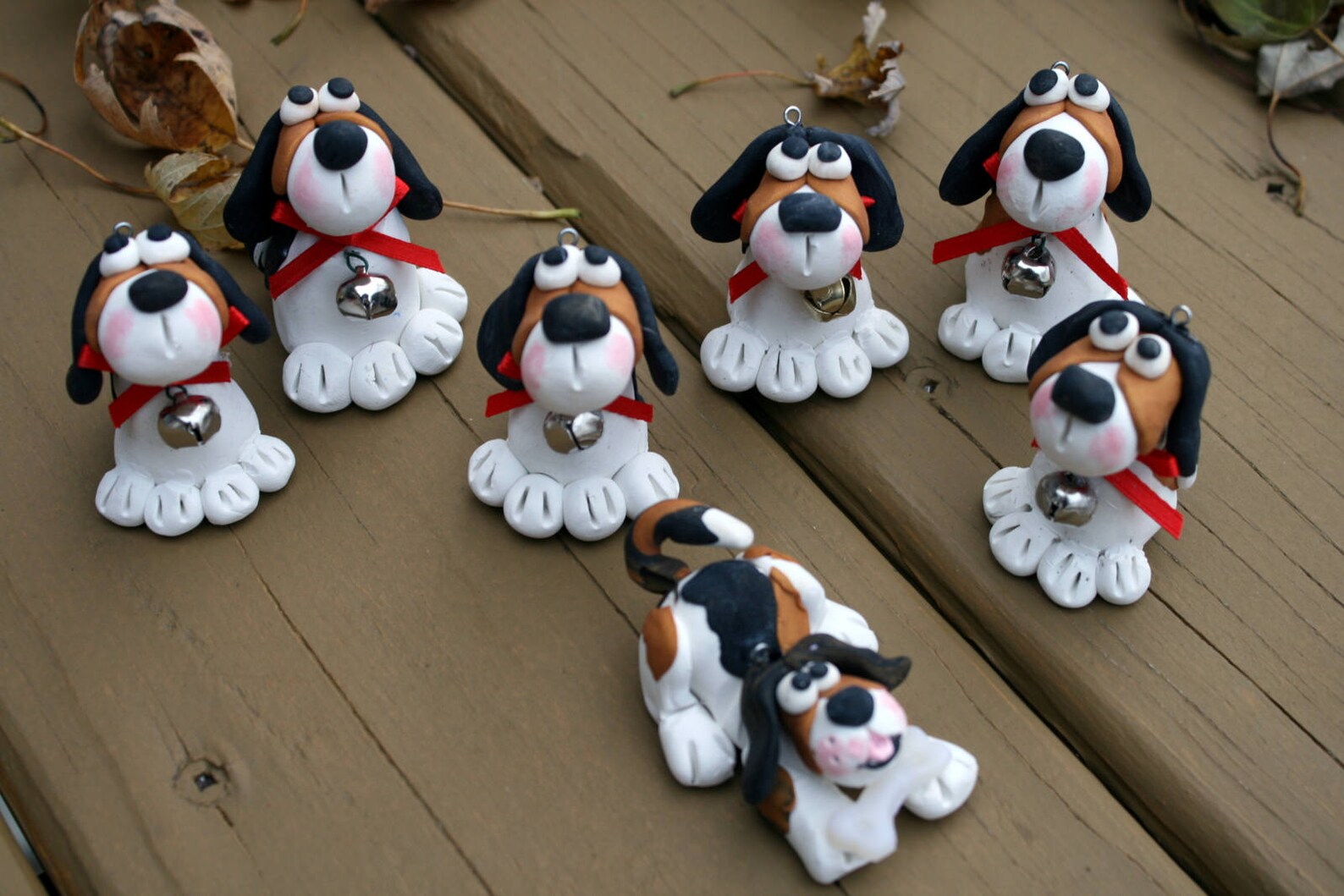 Beagle Ornament Polymer Claybeagle Dog Ornament Christmas - Etsy