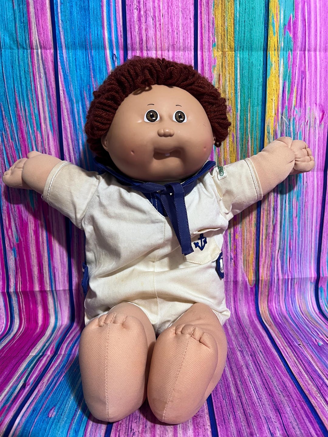 Vintage Cabbage Patch 1984 White Boy Doll W Sailor Outfit, Rare - Etsy