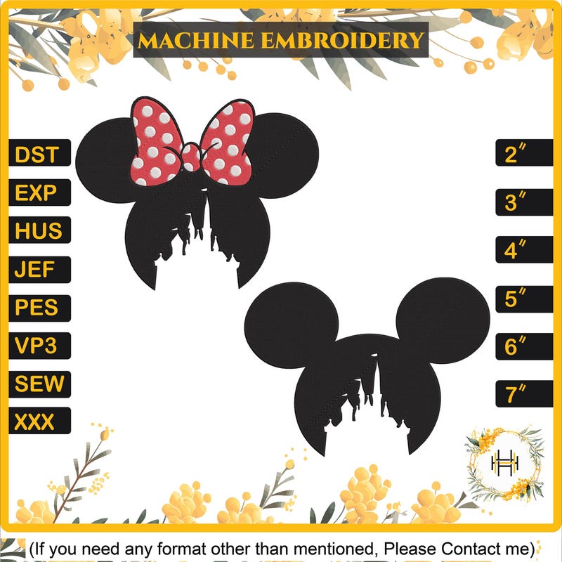 Mickey Embroidery Designs - Etsy