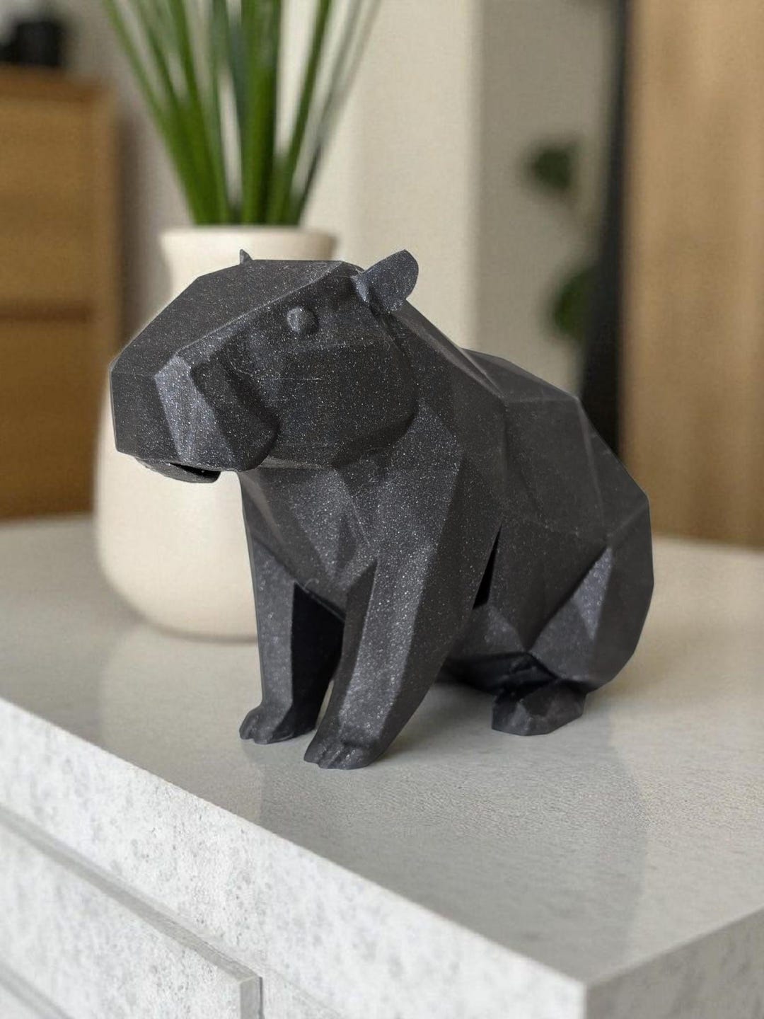 Minimalist Capybara Sculpture - Etsy