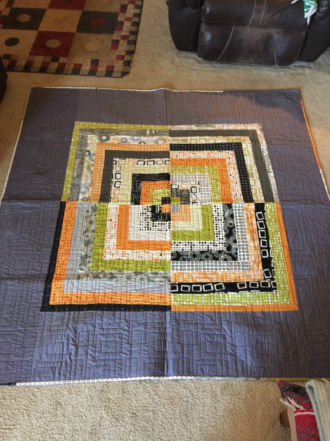 Reversible Zen Cabin Lap Quilt - Etsy