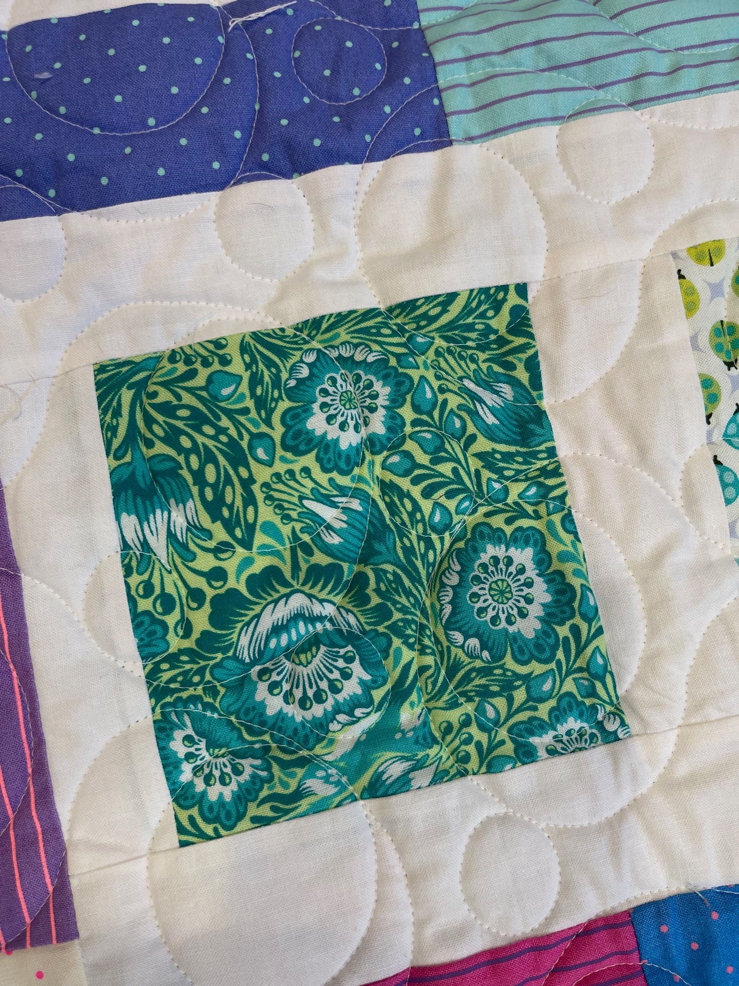 Tiny Beast Scrappy Baby Quilt - Etsy