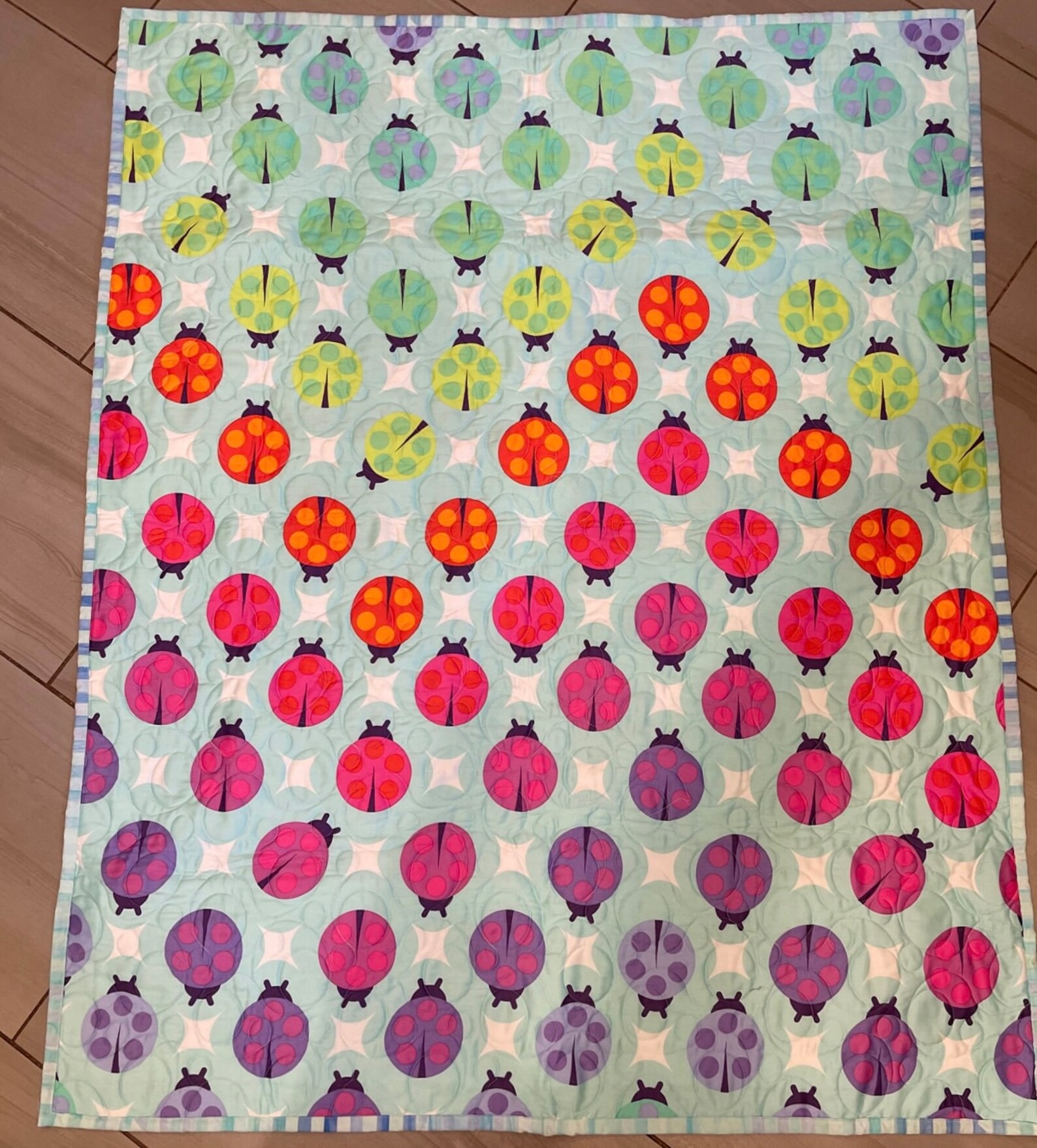 Tiny Beast Scrappy Baby Quilt - Etsy